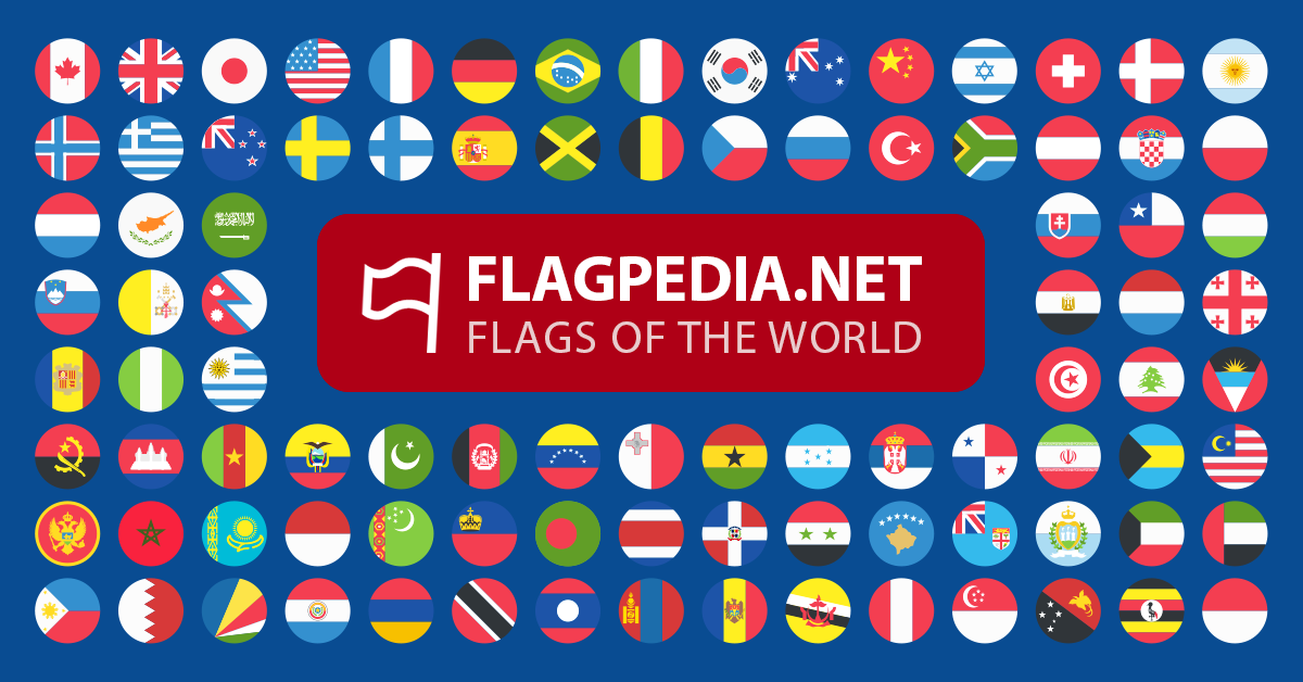 Flagikoner for verdens lande til gratis download | Verdensflag.dk
