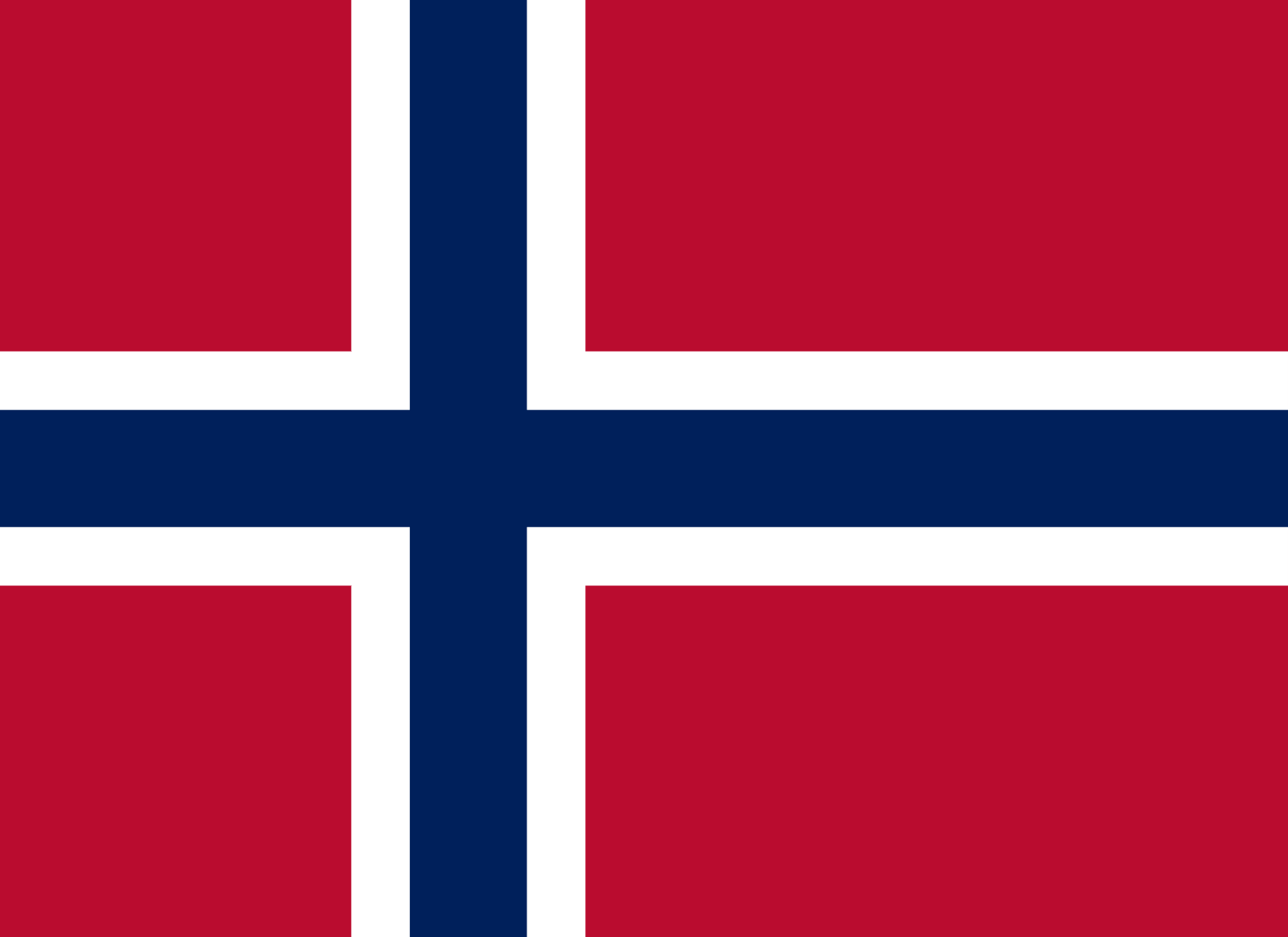Flag for Svalbard og Jan Mayen | Verdensflag.dk